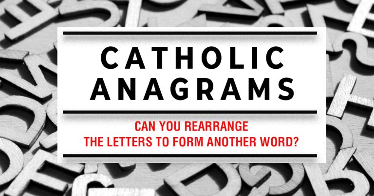 Catholic Anagram Challenge - The Southern Cross