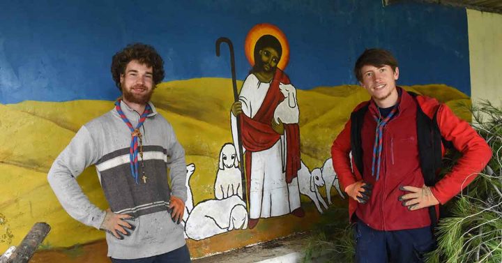 Young Frenchmen's pilgrimage gives new meaning to 'trust in God' - The ...