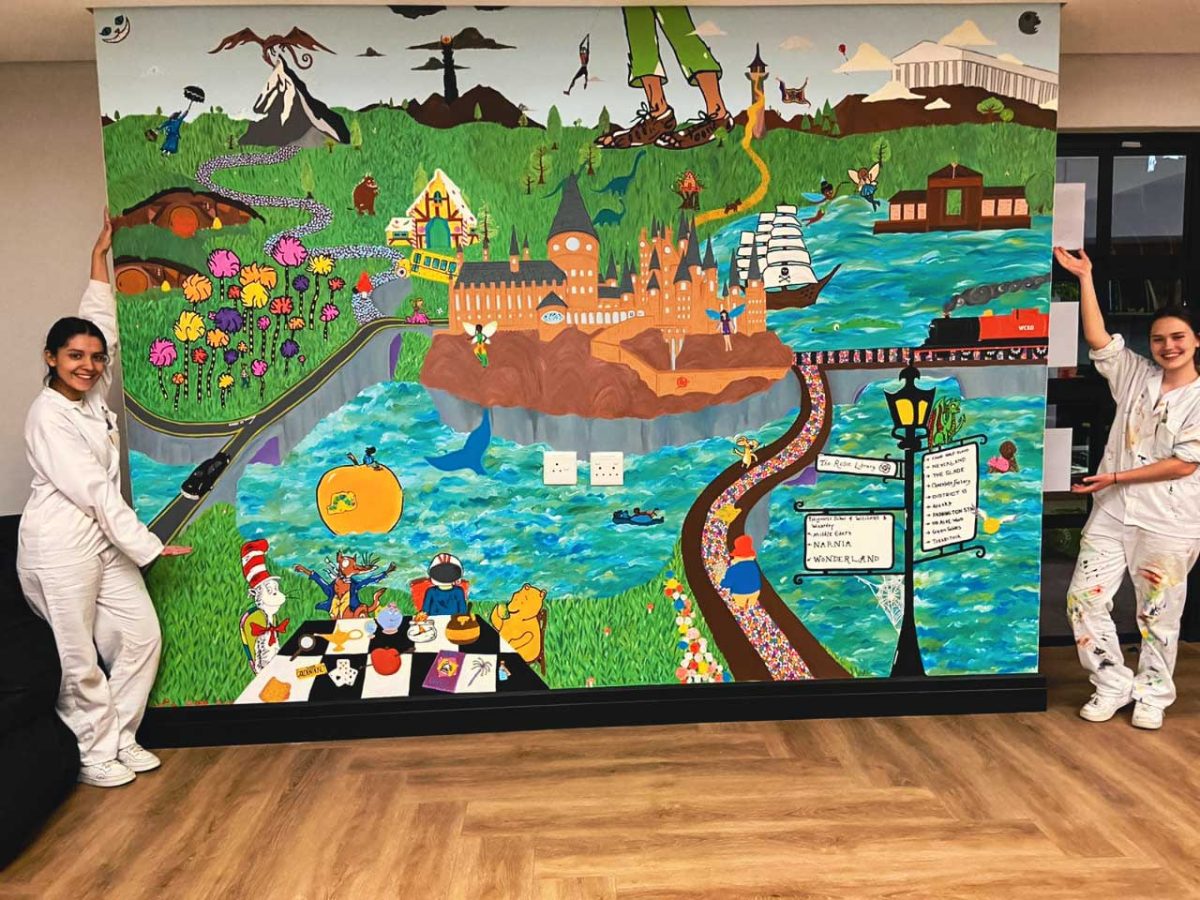 St Teresa’s School New Library Mural! - The Southern Cross