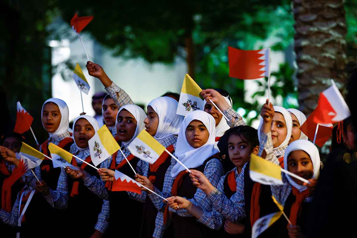 Pope arrives in Bahrain, promoting peace through dialogue - The ...