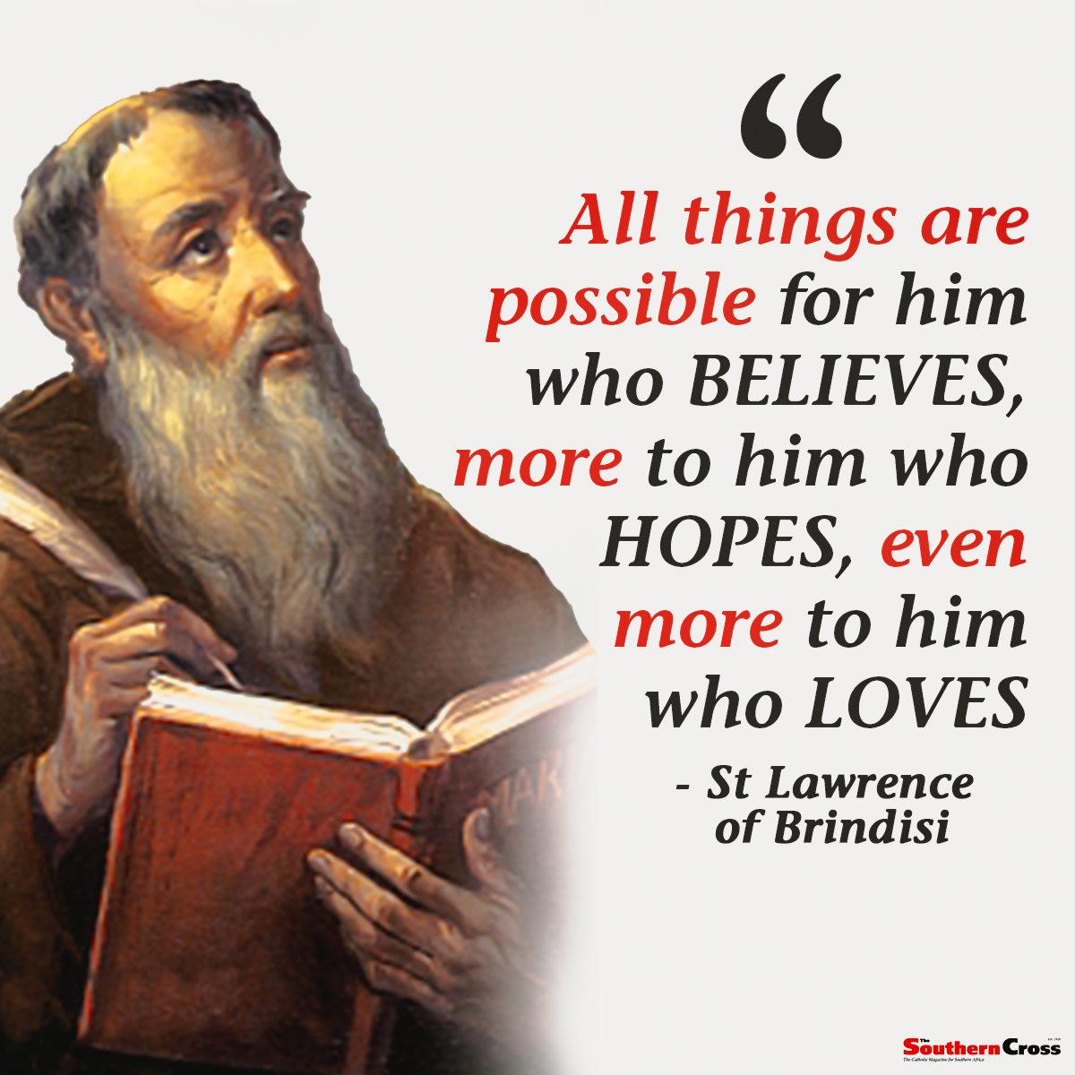 St Lawrence of Brindisi - The Southern Cross