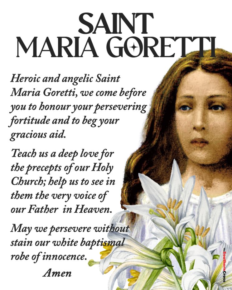 St Maria Goretti Prayer - The Southern Cross
