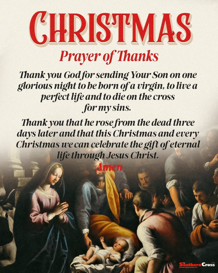 Christmas Prayer of Thanks - The Southern Cross