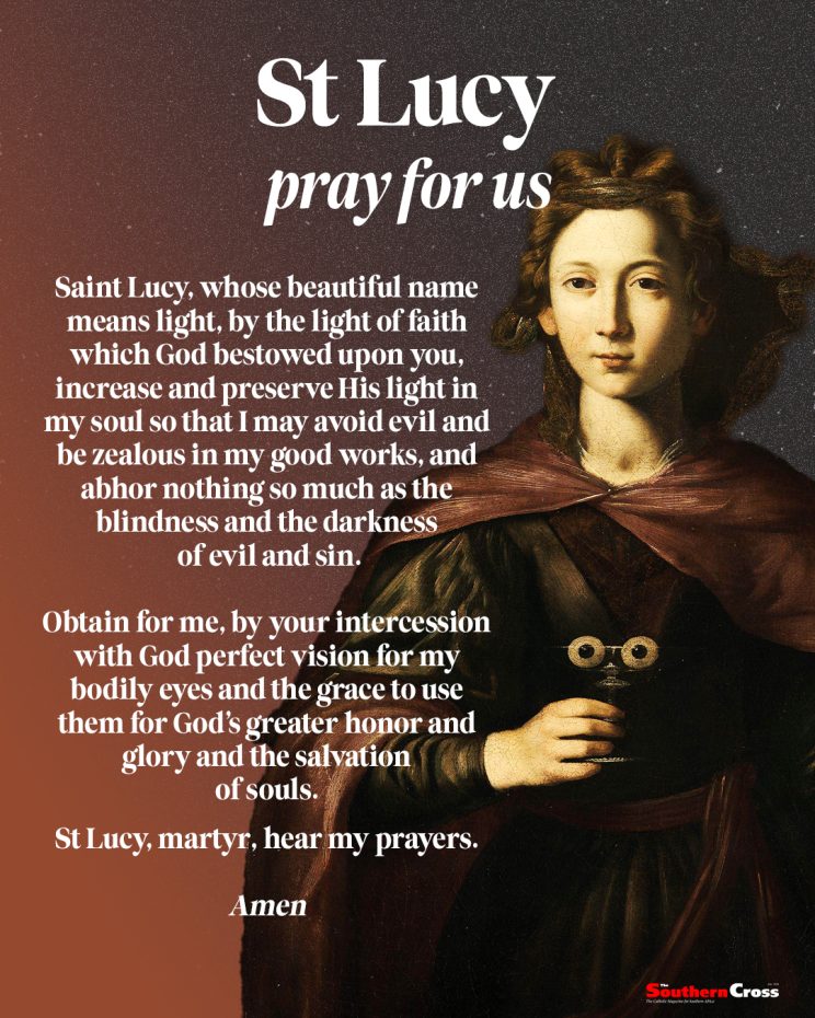 St Lucy Prayer – The Southern Cross