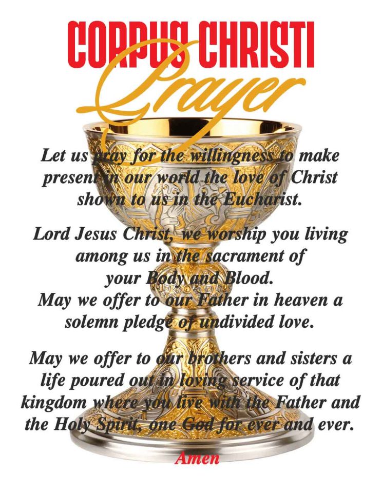 Corpus Christi Prayer - The Southern Cross