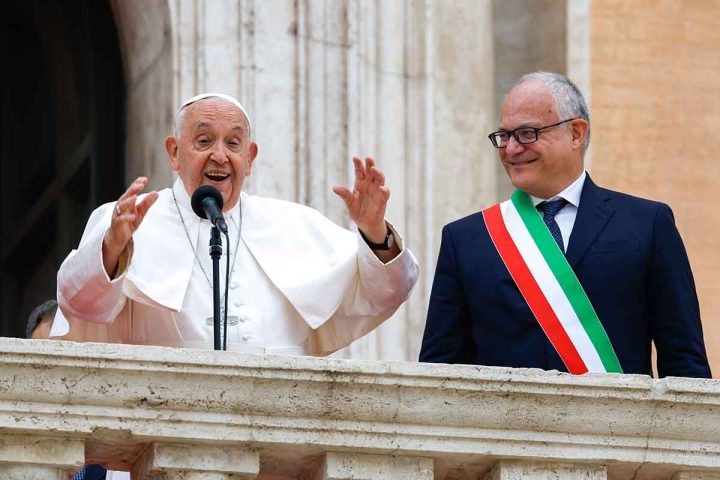 Pope: Rome's true nature is to be welcoming, caring for all - The ...