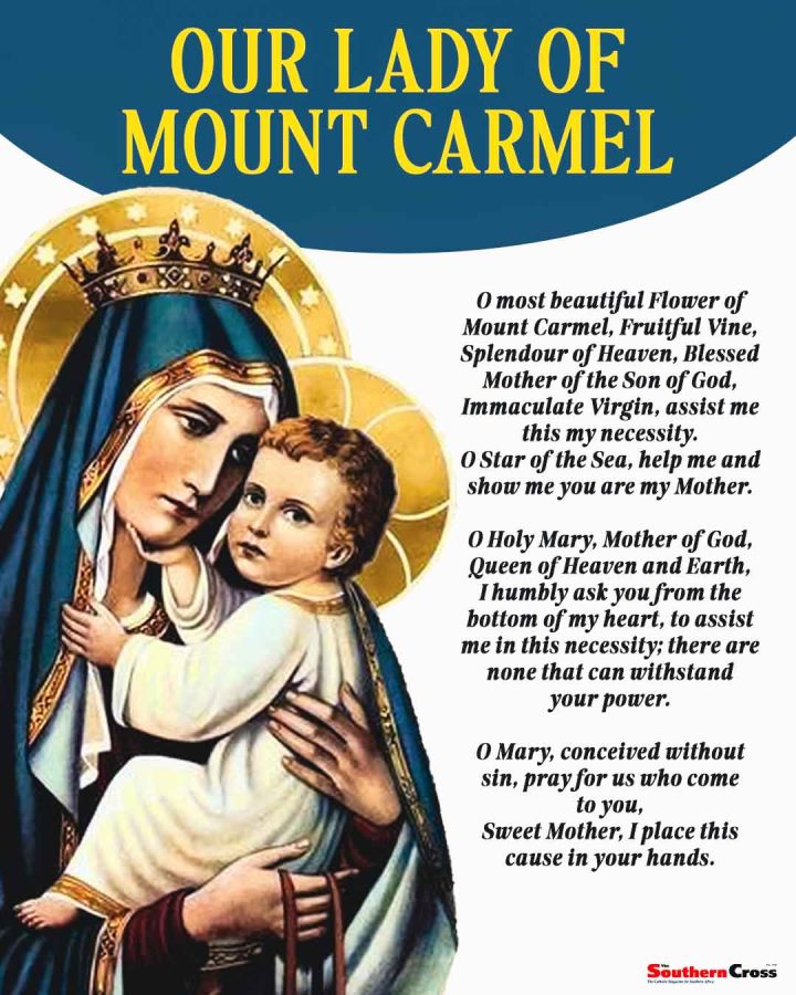 Our Lady of Mount Carmel Prayer - The Southern Cross