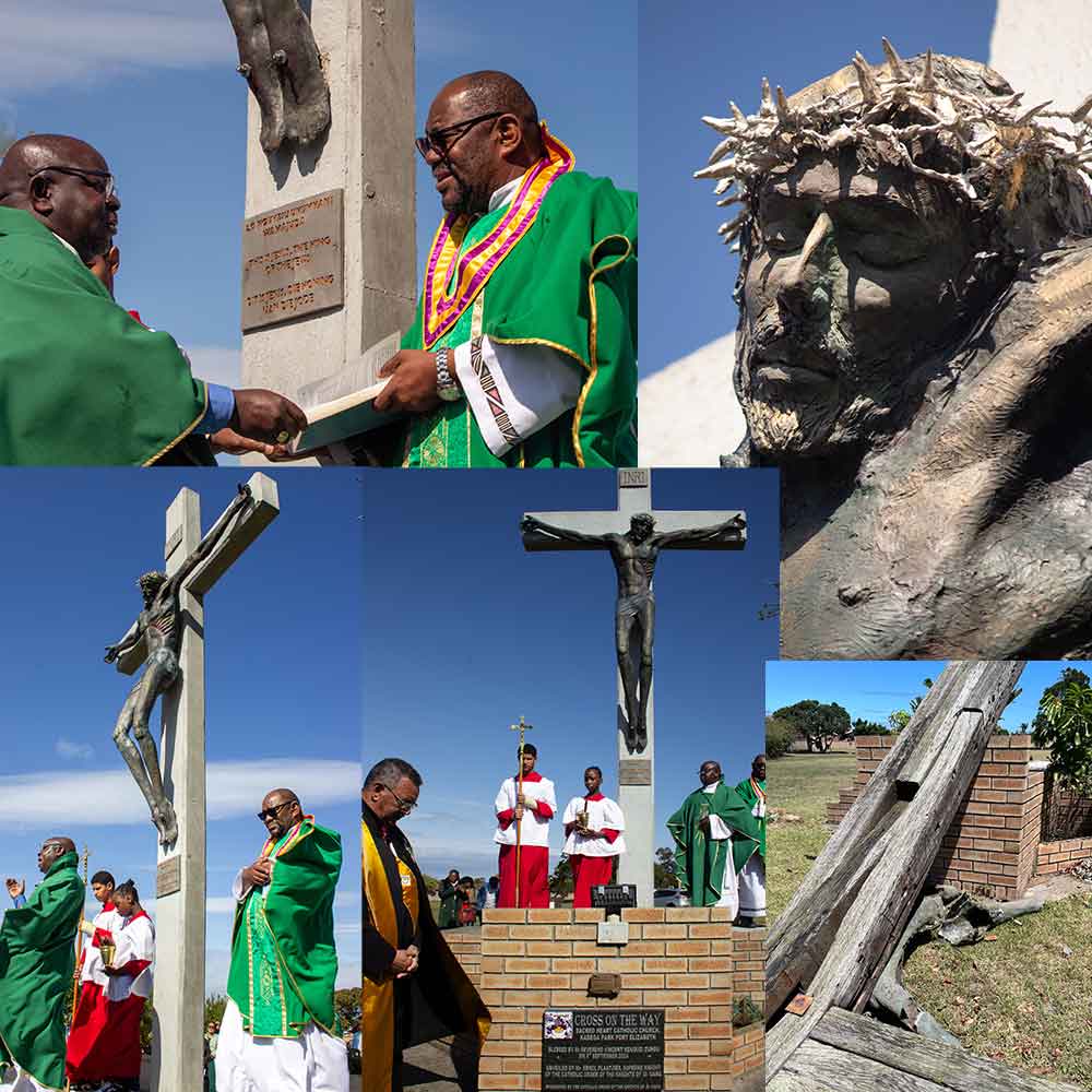 Unveiling of restored Wayside Cross at Sacred Heart Parish in Gqeberha ...