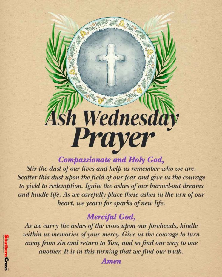Prayer for Ash Wednesday - The Southern Cross