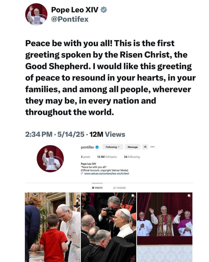 Pope Leo XIV on social media: Instagram and X accounts up and growing ...