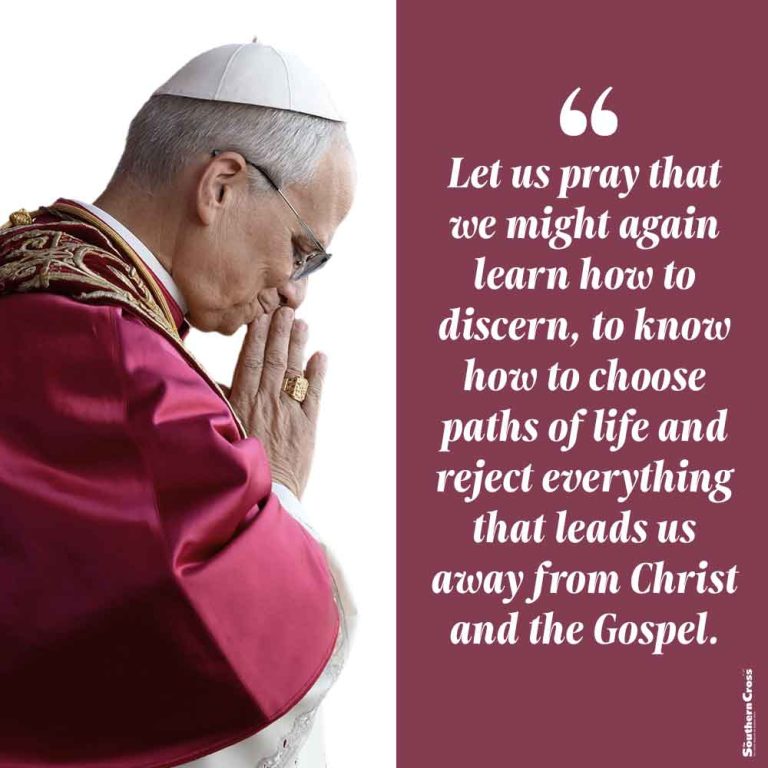 Pray with the Pope: Learn to Discern – The Southern Cross
