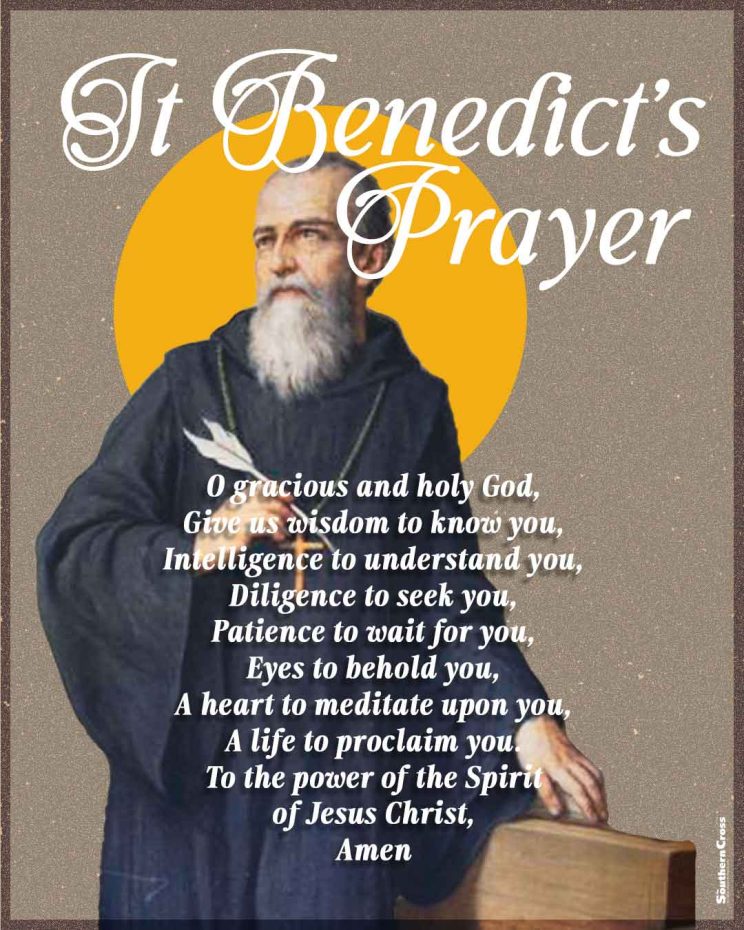 St Benedict's Prayer - The Southern Cross