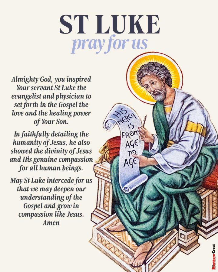 St Luke Prayer The Southern Cross